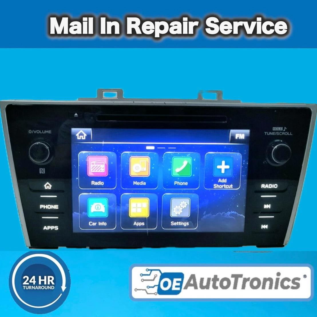 REPAIR SERVICE Subaru Legacy & Outback Radio Display LCD Touch Screen ...